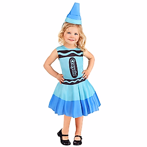 Fun Costumes Blue Crayola Crayon Toddler Costume Dress 2T