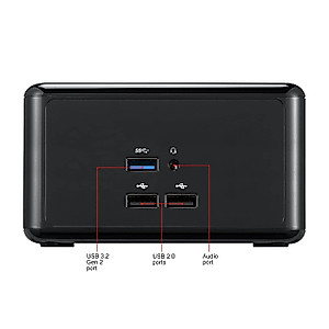 ASRock AMD Ryzen Embedded CPU Barebone SoC Dual GLAN Support Triple Displays Mini/Booksize Barebone System Model 4X4 BOX-V1000M
