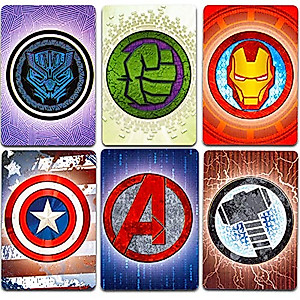 Avengers Patient Stickers for Boys Girls ~ 100 Pcs Individual Pre-Cut Superhero Kids Reward Stickers Medical |Bulk Doctor Office Stickers