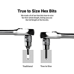 Capri Tools Hex Bit Socket Set, Metric, Advanced Series, 13-Piece