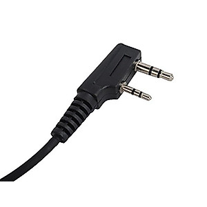 NSKI Air Acoustic Earpiece Headset for Two Way Radios UV-5R UV-B6 BF-888S UV-B6 UV-B5 Walkie Talkies 2-Pin Jack.