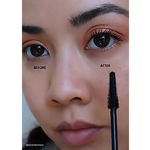 M2U NYC Voluminous Mascara, Tubing Mascara, Voluptuous Volume, Intense Length, Feathery Soft Full Lashes, Lengthening, No Flaking, No Smudging, No Clumping, Water Resistant, Black (0.06 FL Oz, Black)