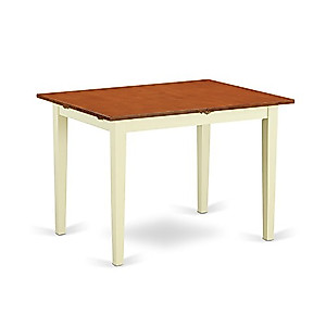 East West Furniture NONI5-WHI-W Dining Set, 5-Piece