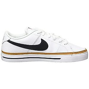Nike Women's Court Legacy Sneaker, White/Desert Ochre/Team Orange/Black, 6