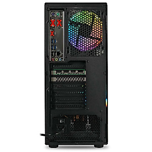 ViprTech Rebel Gaming PC Desktop Computer - AMD Ryzen 5 (12-LCore 3.9Ghz), RTX 2060 Super 8GB, 16GB DDR4 RAM, 512GB NVMe SSD, VR-Ready, Streaming, WiFi, RGB, Windows 11, Warranty
