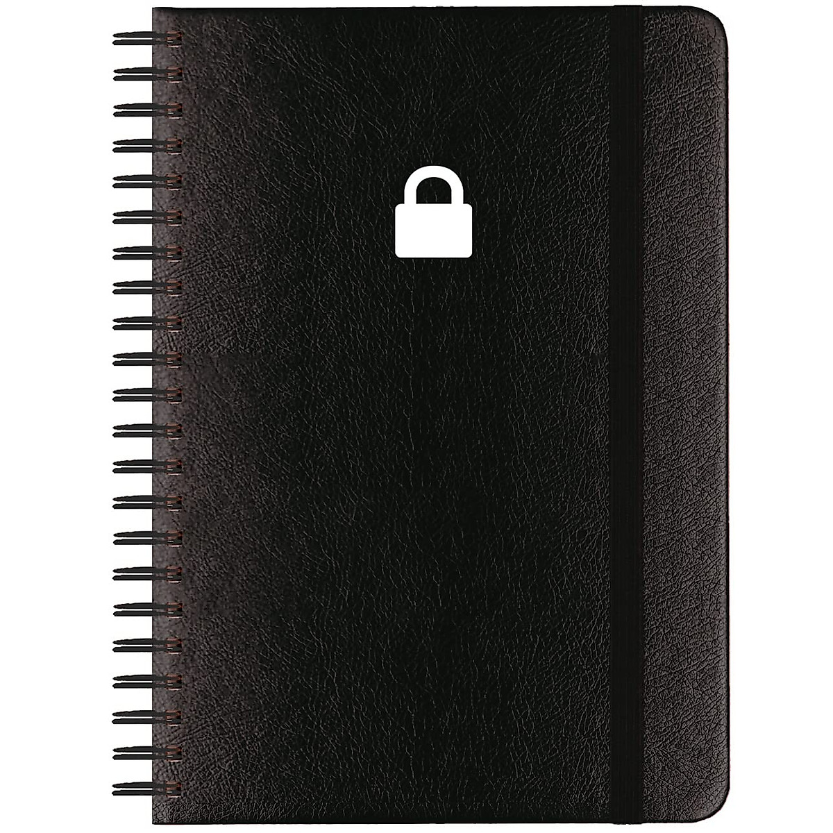 Nokingo Spiral Password Book with Alphabetical Tabs - 5x7 inch Password Organizer with A-Z Tabs for Internet Login, Website, Username, Password. Password Keeper for Home or Office, PU Cover, Teal