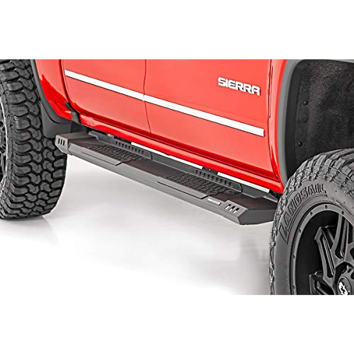 Rough Country HD2 Running Boards for 07-18 Chevy/GMC 1500 | Crew Cab - SRB071785
