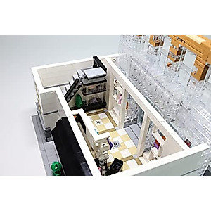 General Jim's Crystal Palace City Modular Building Blocks MOC 2 Floor Shopping Store 3804 Piece Building Blocks Bricks House Toy Building Set with All Accessories Shown for Teens and Adults