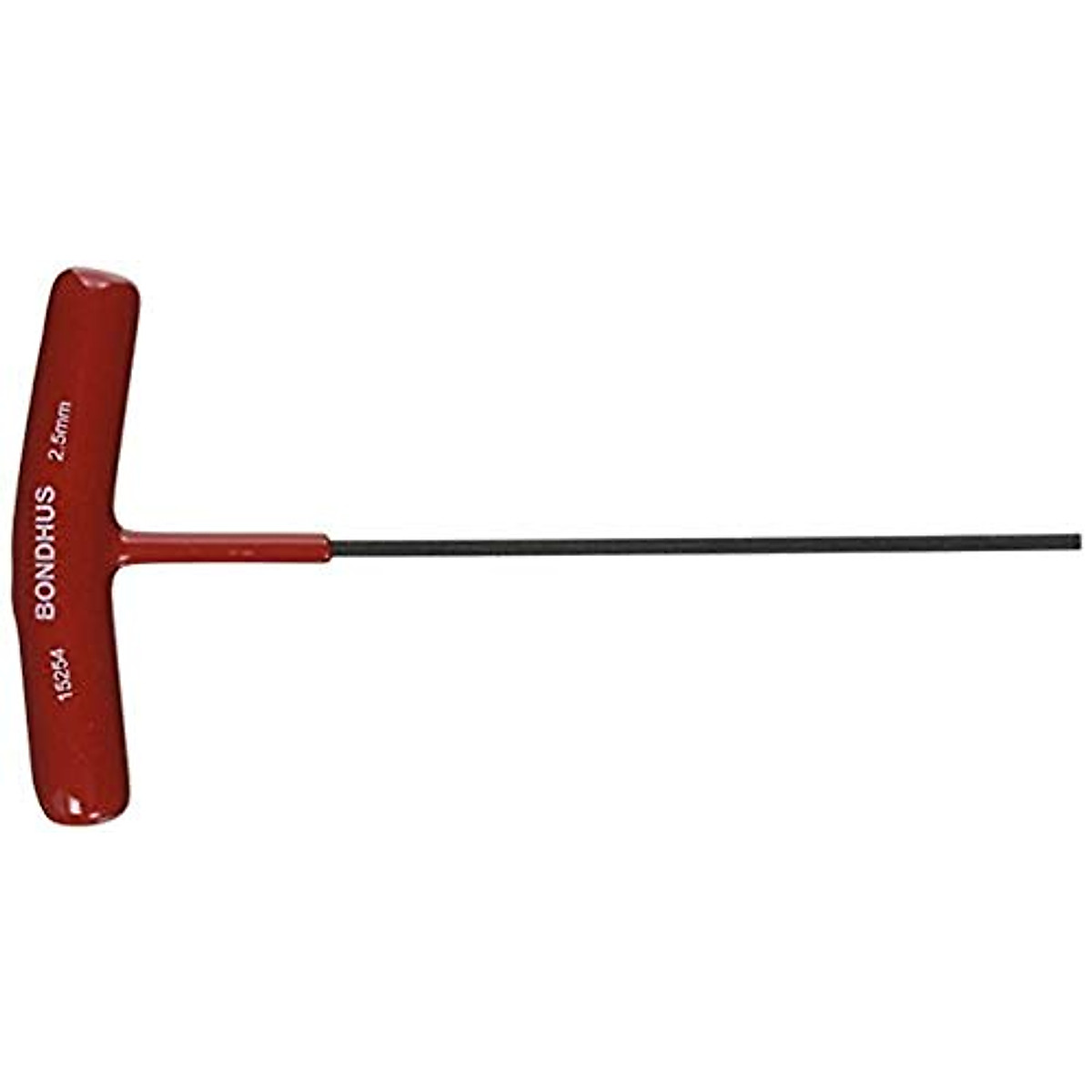 Bondhus 15254 Hex Tip T-Handle w/ProGuard Finish 2 Piece, 2.5mm