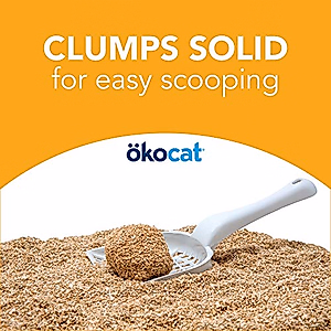 Okocat Unscented Featherwieght Clumping Wood Cat Litter, 16.4 lbs.