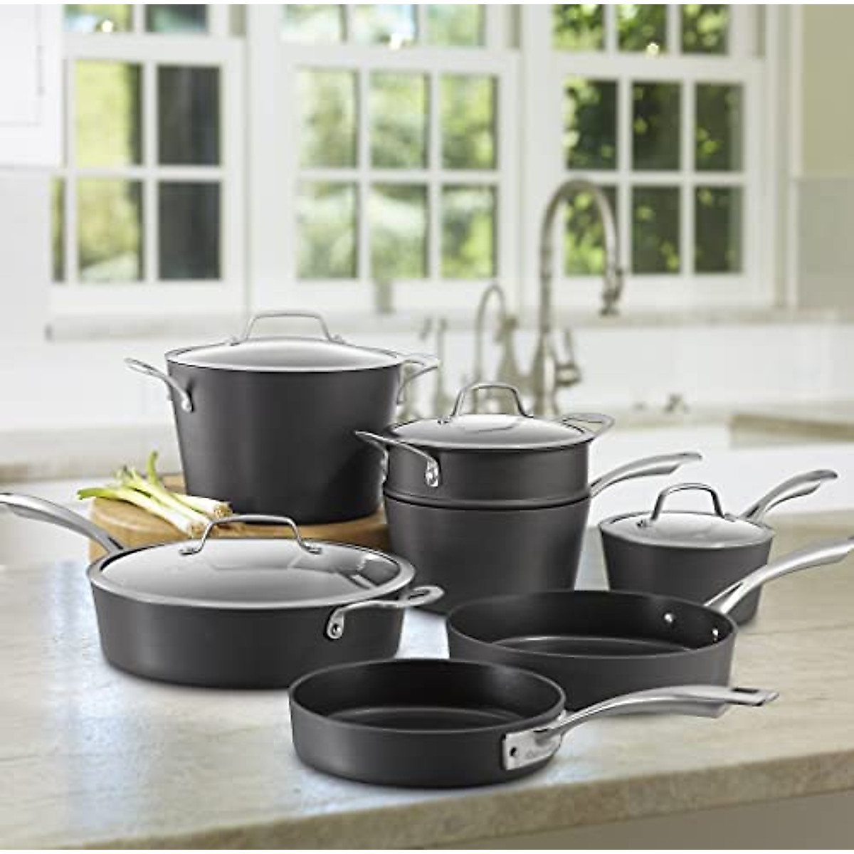 Cuisinart 62I-11 Cookware Set, Black, Medium