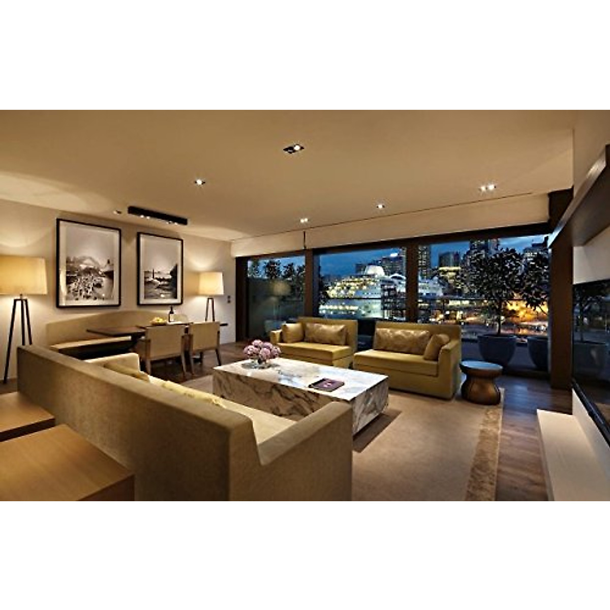 Philips LED 415794 Indoor Flood 50-Watt MR16 GU10 Base 120-Volt Light Bulb, 3-Pack