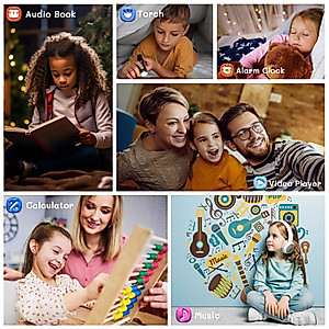 Spodus Kids Smart Watch Boys Smart Watch for Kids with 26 Games Calculator Watch for Boys Ages 3-12 Learning Card Audio Book Music Player Video Camera Watch Birthday Gift Toys for Boys