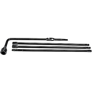 Dorman 926-000 Spare Tire Jack Handle / Wheel Lug Wrench Compatible with Select Cadillac / Chevrolet / GMC Models , Black