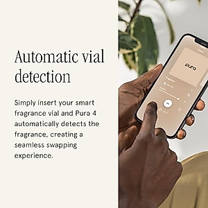 Pura Smart Home Air Diffuser Fragrance - Smart Home Scent Refill - Up to 120-Hours of Premium Fragrance per Refill - Clean Diffuser for Office & Apartment - 2 Pack, Vanilla Chiffon