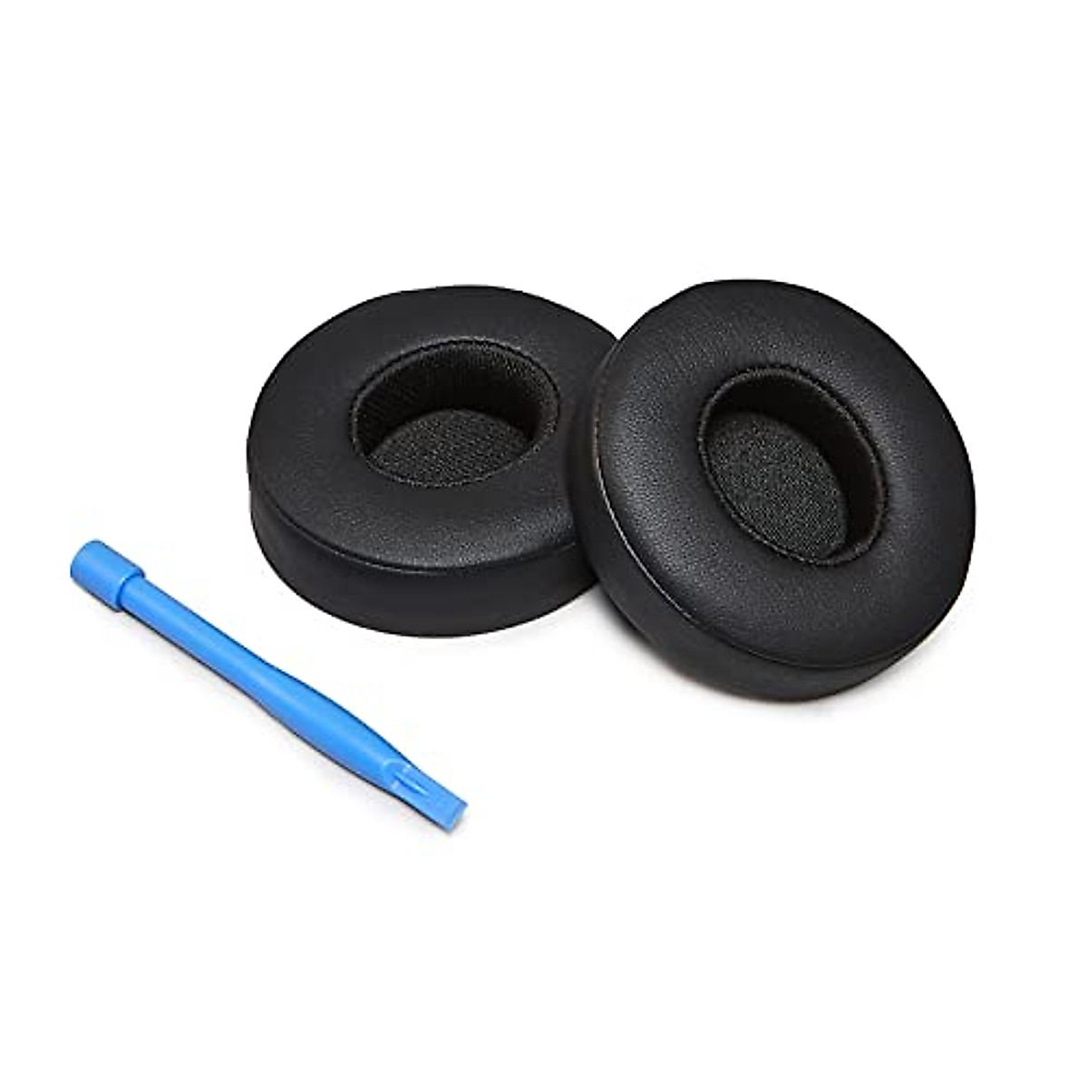 Premium Replacement Solo 3 Ear Pads/Solo 2 earpads Cushions. Compatible with Beats Solo 3 Headphones/Beats Solo 2 Headphones (Black). Premium Protein Leather | High Density Foam | Extra Thick