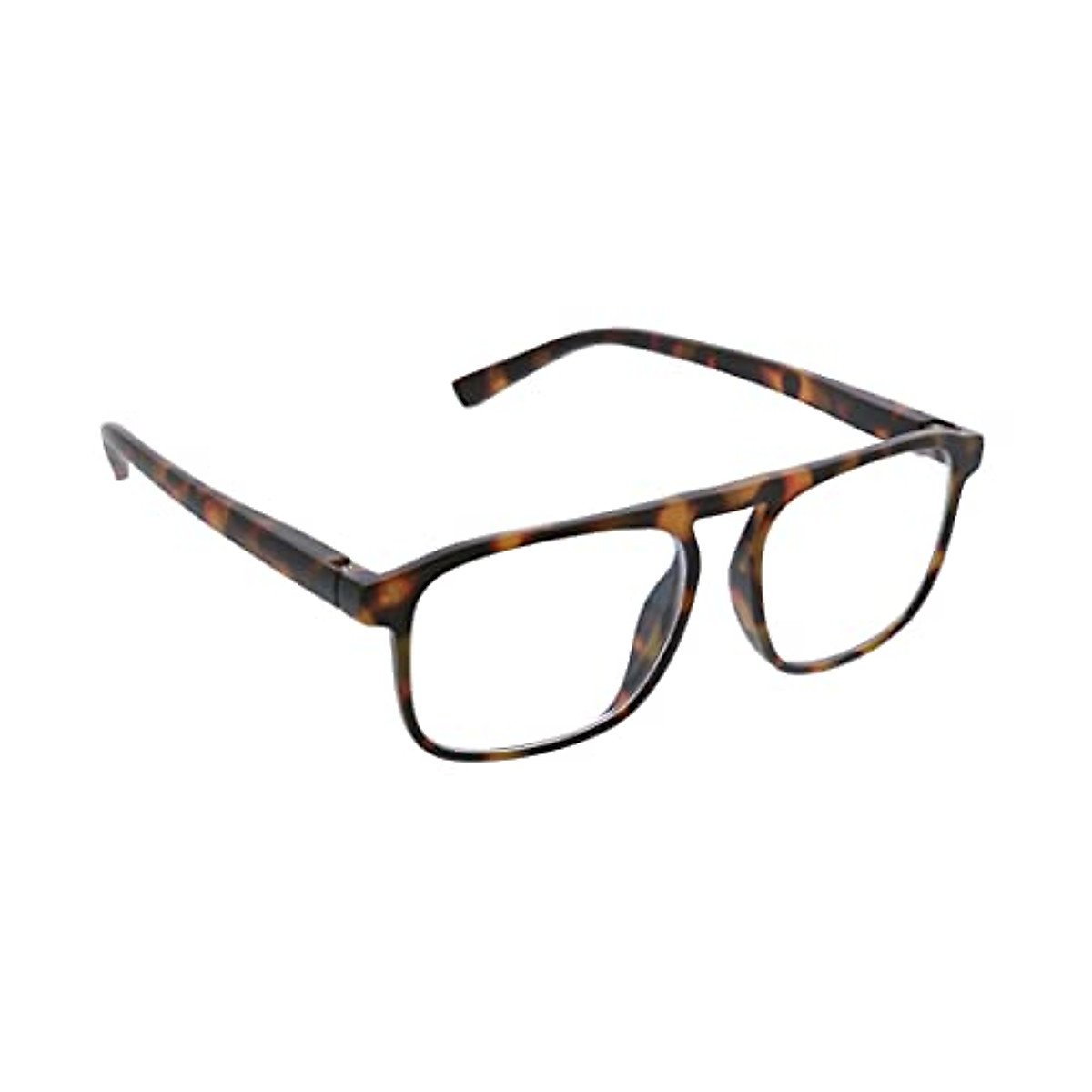 Peepers by PeeperSpecs mens Ryder Blue Light Blocking Reading Glasses, Tortoise, 54 mm US