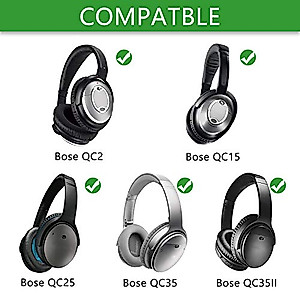 Geekria 100 PCS Disposable Headband Cover/Hook and Loop Headband/Headband Protector for Bose QuietComfort 35 II, QC35, QuietComfort 25, QC25, QuietComfort 15, QC15 Headphones (White)