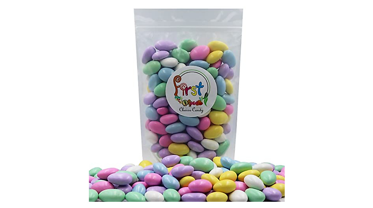 Jordan Almonds - Assorted Pastel Colors (1 Pound)