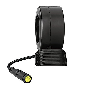 LGEGE Thumb Throttle for BAFANG Motor Kit - Finger Speed Accelerator Compatible with BAFANG Mid Drive Electric Bike, Waterproof 3PIN Female Plug for BBS01 BBS02 BBSHD Motor eBike