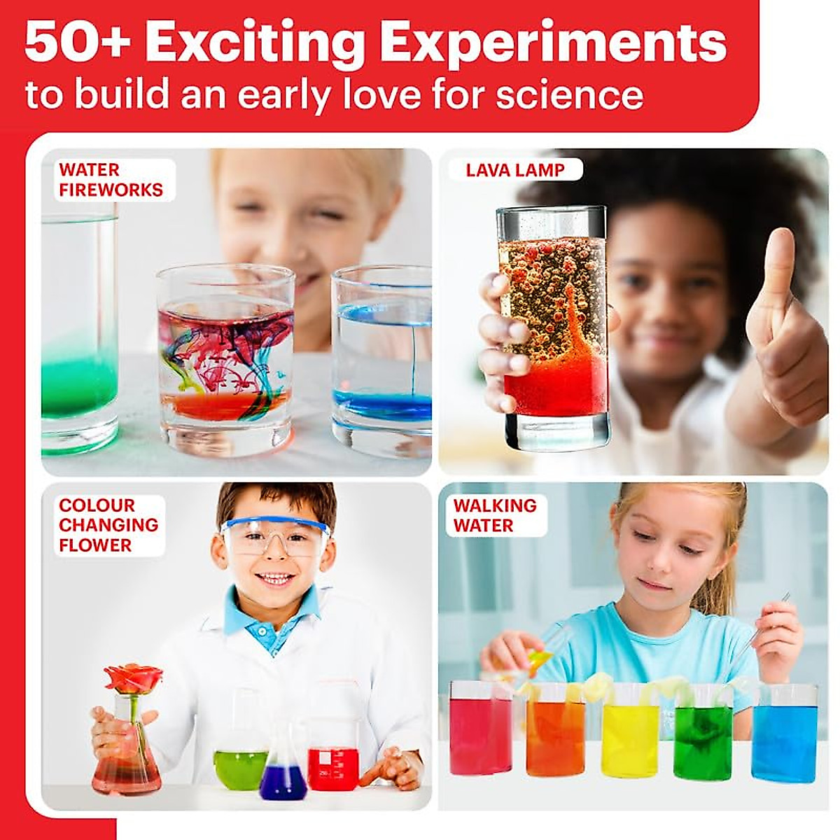 Doctor Jupiter My First Science Kit for Boys and Girls Aged 4-6-8|Birthday Gifts Ideas for Kids|STEM Learning & Education Toys for 4,5,6,7,8 Year Olds