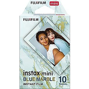 Fujifilm Instax Mini Blue Marble Film - 10 Exposures