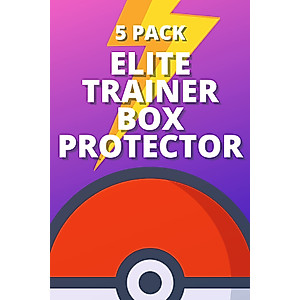 Pokemon Case (Elite Trainer) Clear Plastic Display Box for ETB Elite Trainer Box, Convenient, Stackable Storage Solution for Collectors Gifts Pokemon Cards Protector…
