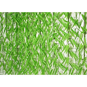 Sunrisee 50pcs Artificial Willow Vines Greenery Garland Silk Fake Rattan Leaves for Garden Wedding Home Wall Decor