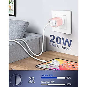 USB C Charger Fast Charging C Port Block for iPhone 14 Pro Max 14 Plus 13 12 11 Mini Se 10 X Xr Xs 8 Plus, Apple Watch 8 7 Usbc Charger Type C Power Adapter Lightning Phone Wall Plug Brick Cube Box
