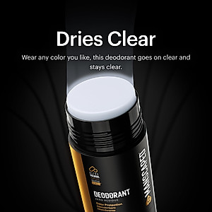 MANSCAPED® UltraPremium Deodorant, Aluminum-Free Clear Formula, Soft and Comfortable with Cologne-Quality Fragrance for Under Arm Odor Protection, 2.65 oz Stick (1 Pack)