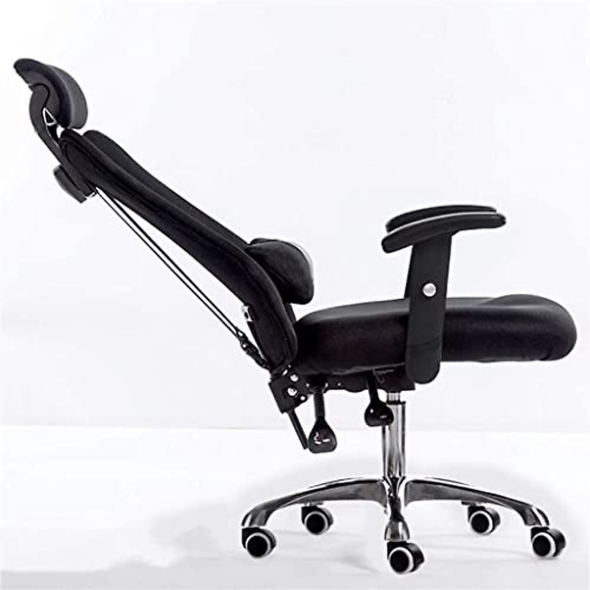 MayNuo Chair Computer Chair Office Chair Ergonomic Chair Lift Swivel Chair Seat Game Chair High Back Work Chair/Black