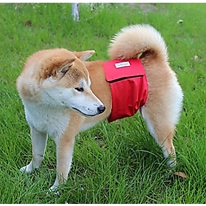 vecomfy Belly Bands for Male Dogs 5 Pack,Premium Black Mesh Lining Small Dog Belly Wrap Leakproof Washable Reusable Doggie Diapers,M