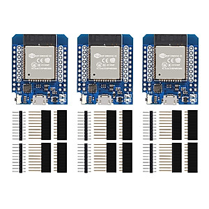HiLetgo 3pcs ESP32 mini ESP-WROOM-32 Development Board WLAN WiFi Bluetooth IoT Development Board