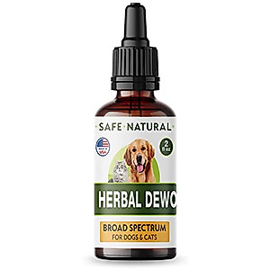 TwoFurFinds Liquid Herbal Cleanse for Cats and Dogs - Homeopathic Control for Pets of All Breeds and Sizes - Puppy and Kitten - USA-Sourced Ingredients - Preventative or Reactive - 2oz