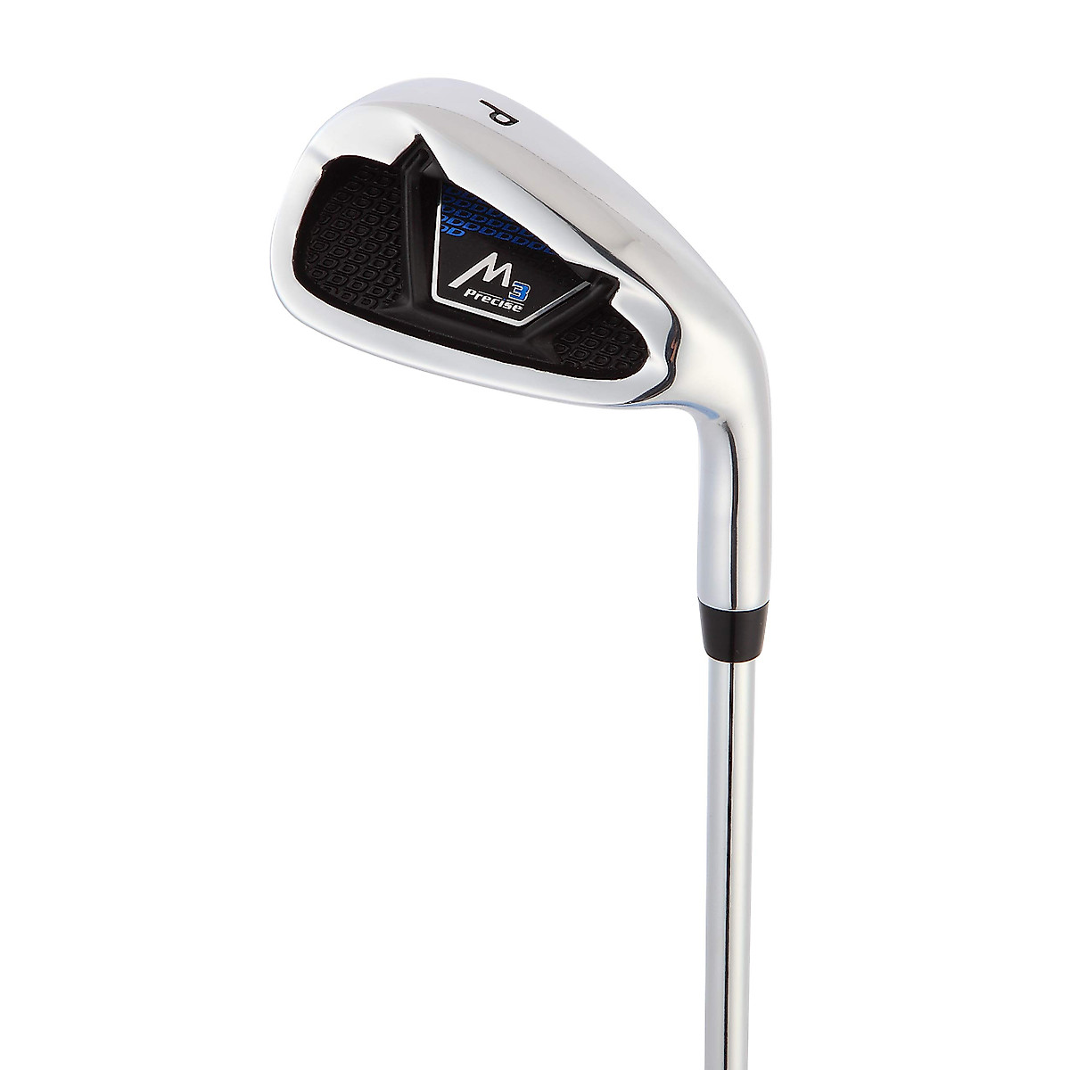 Precise M3 Men's Complete Golf Clubs Package Set Includes Driver, Fairway, Hybrid, 6-PW, Putter, Stand Bag, 3 H/C's - Right Handed - Regular or Tall Size (Blue - Tall Size +1", Right Handed)