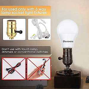 3 Way Led Light Bulbs 30 70 100 Soft Warm White, No-Flicker, 3000K, A19, E26 Base, 2Pack, 3 Way Dimmable Light Bulb, 3-way UL Listed 3way Light Bulbs 30-70-100 Soft White (30-70-100-3000K, 2)