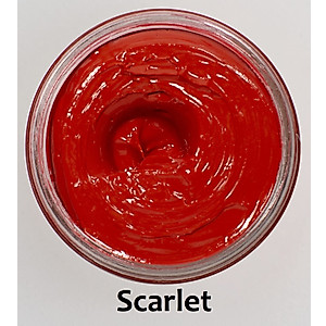 Meltonian Cream | Scarlet 022 | Quality Shoe Polish for Leather | Use on Boots, Shoes, Purses, Furniture | Cream Based Shoe Polish | Leather Conditioner | 1.7 OZ Jar