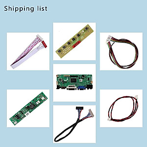 FanyiTek HDMI VGA DVI Audio Controller Board for 15 inch 1024x768 G150XG01 V2 4:3 20 pin WLED LVDs TFT LCD Screen