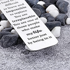 Bookmark Friendship Gifts for Women Friends Sentimental Best Friend Birthday Graduation Valentines Galentines Gifts Female Friend Gift Ideas Christmas Stocking Stuffers Book Markers for Book Lover