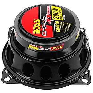 BOSS Audio Systems CH4220 Car Speakers - 200 Watts of Power Per Pair and 100 Watts Each, 4 Inch, Full Range, 2 Way, Sold in Pairs, Easy Mounting