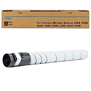 1-Pack Compatible Konica Minolta TN516 TN515 TN514 TN513 TN512 TN324 TN326 Black Toner Cartridge Works with Konica Minolta Bizhub 308E 458E 558E 658E 368E 454E 554E Printer Toner 29K Pages High-Yield