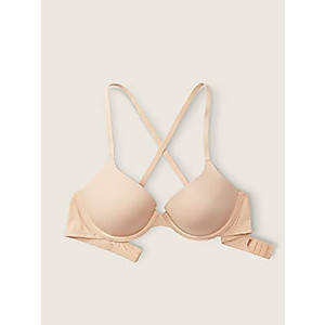 Victoria's Secret Pink Wear Everywhere T-Shirt Lightly-Lined Bra, Beige, 34B