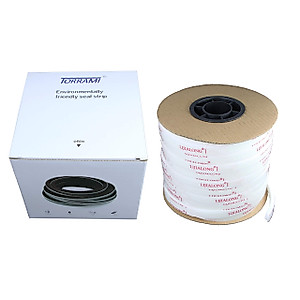 TORRAMI Adhesive Brush Seal Weather Stripping 11/32 inch x 3/16 inch x 90 ft, Dustproof Soundproof Windproof for Windows Bottom and Frame,Sliding Doors Frame,Wardrobe, White