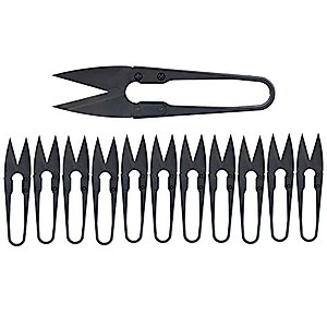 Golden Eagle Double Sharp Quick-Clip Lightweight Thread Clippers Trimming Scissors & Thread Snips (12pc Lightweight)