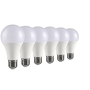 6-Pack 3 Way Bulb 50 100 150W Replacement LED Light Bulbs, Daylight 5000K, Three Way A19 Bulbs with E26 Base,700/1400/2100 Lumen