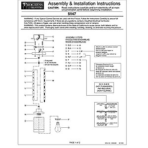 Progress Lighting P5147-09 1-Light Mini-Pendant with White Linen Finished Glass Is Complemented with a Clear Edge Accent Strip, Brushed Nickel