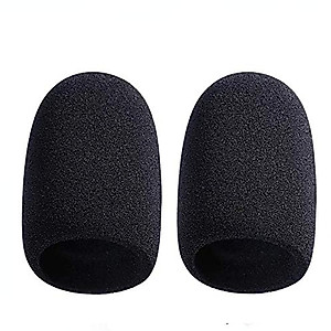 （2pcs） POP AT2020 Microphone Foam Cover Windscreen Filter Compatible with Audio-Technica AT2020 ATR2500 AT2035 AT2050 AT4040 Condenser Microphone