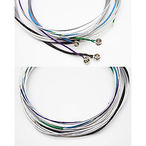 RAUYIVANY Viola strings set.Nickel-plated balls&stainless steel copper-nickel alloy wound, Medium tension,Suitable for practice and stage performances