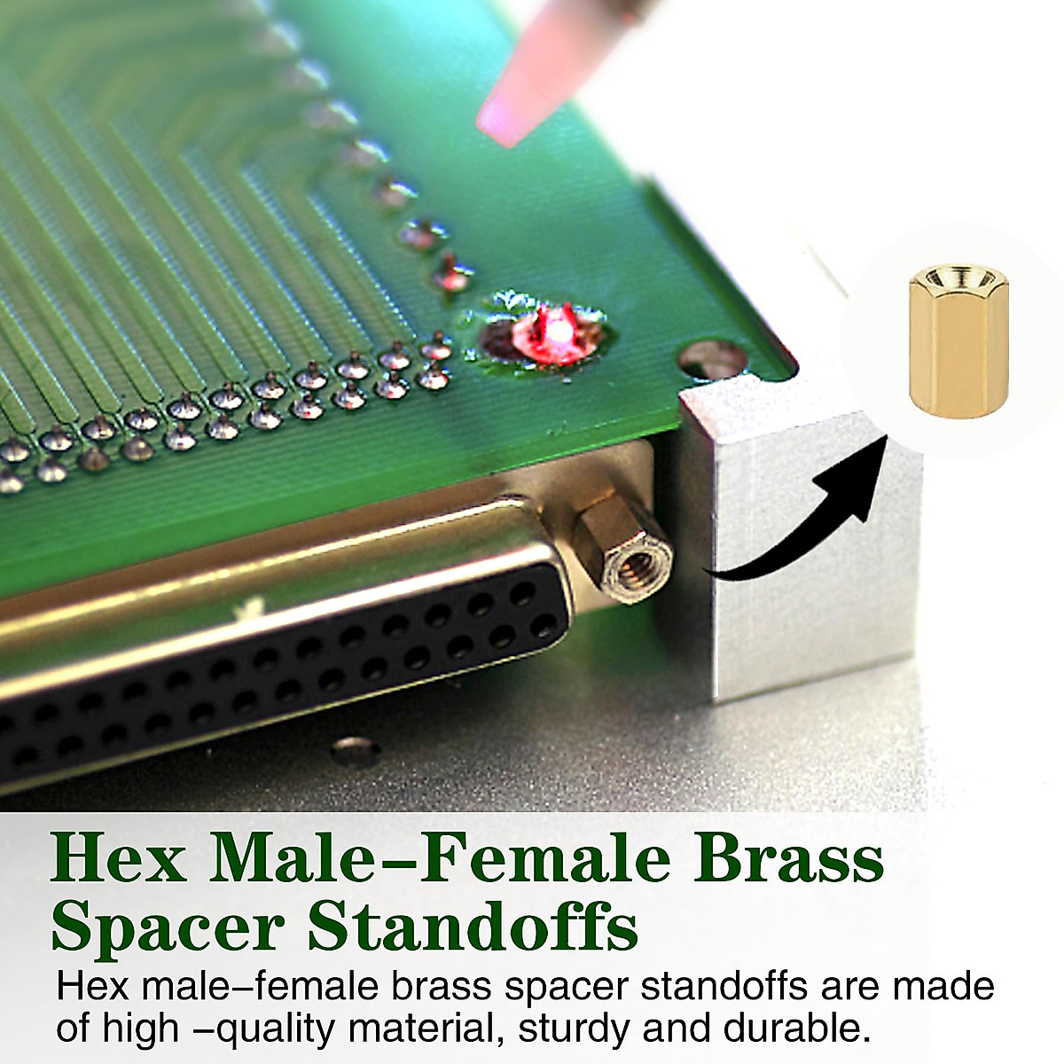 Csdtylh 480Pcs M2 M2.5 M3 Motherboard Standoffs&Screws&Nuts Kit, Hex Male-Female Brass Spacer Standoffs, Laptop Screws for DIY Computer Build, Electronic Projects, Raspberry Pi, Circuit Board etc.