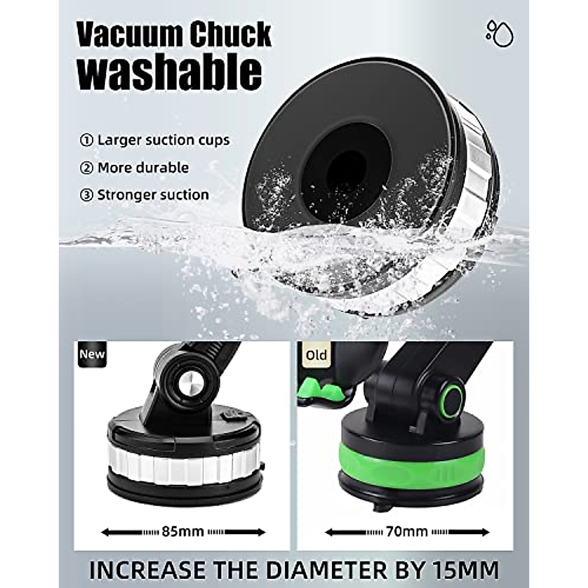 2023 New Sucker Car Phone Holder - Universal Phone Mount Dashboard Windshield Window Cell Phone Mount Super Adsorption Phone Holder with Robot Arm Car Phone Holder Automobile Fit for iPhone Smartphone